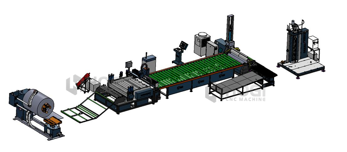 HOGI Automatic four-roller plate rolling machine production line - www ...