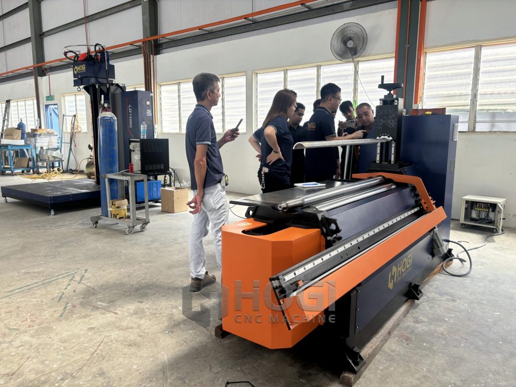 metal sheet rolling machine | cnc plate rolling machine | 4 roller